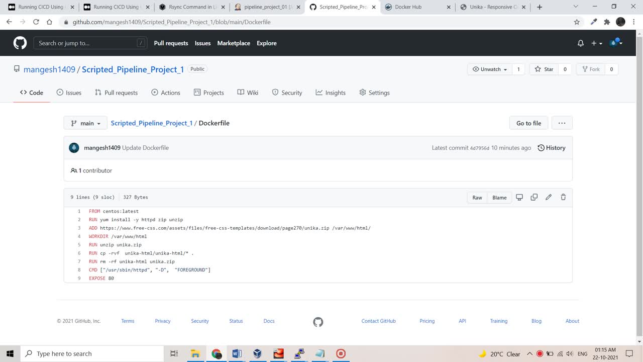 Mangesh Jadhav on LinkedIn: Simple DevOps Project (Jenkins,Docker) π π
... Mangesh Jadhav on LinkedIn: Simple DevOps Project (Jenkins,Docker) π π
...