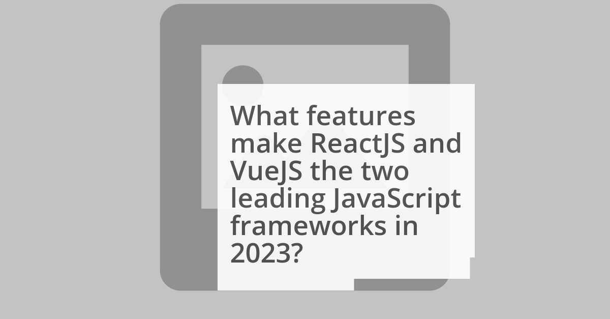 React Jobs on LinkedIn: ReactJs vs VueJs: Which One Should You Choose ... React Jobs on LinkedIn: ReactJs vs VueJs: Which One Should You Choose ...