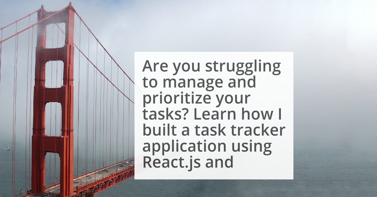 React Jobs on LinkedIn: how I built a Task Tracker Application with ... React Jobs on LinkedIn: how I built a Task Tracker Application with ...
