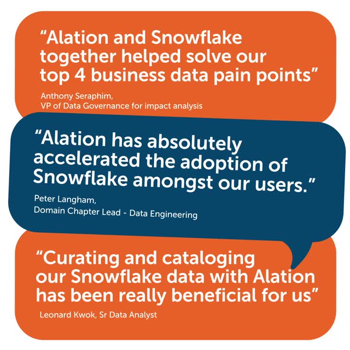 Alation on LinkedIn: Alation + Snowflake Virtual Hands-On Lab 12/8 Alation on LinkedIn: Alation + Snowflake Virtual Hands-On Lab 12/8