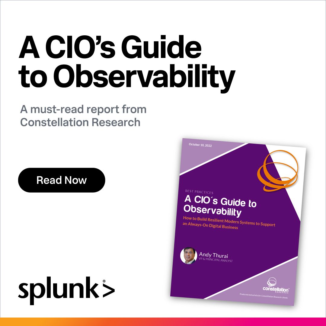 Splunk on LinkedIn: Constellation Research Report: A CIO’s Guide to ... Splunk on LinkedIn: Constellation Research Report: A CIO’s Guide to ...