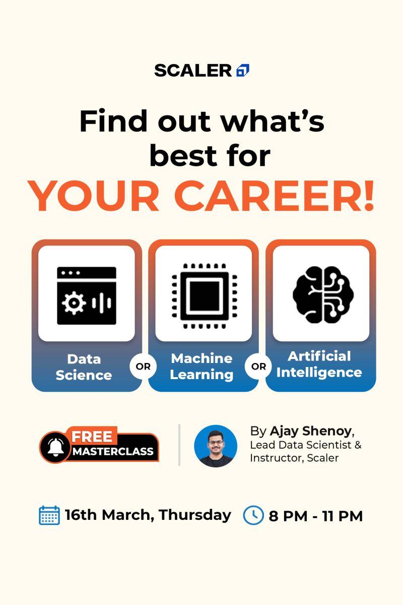 Scaler on LinkedIn: Data Science vs Machine Learning vs Artificial ... Scaler on LinkedIn: Data Science vs Machine Learning vs Artificial ...