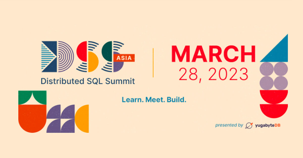 Yugabyte on LinkedIn: Distributed SQL Summit Asia 2023 - Mar 28 | Hopin Yugabyte on LinkedIn: Distributed SQL Summit Asia 2023 - Mar 28 | Hopin