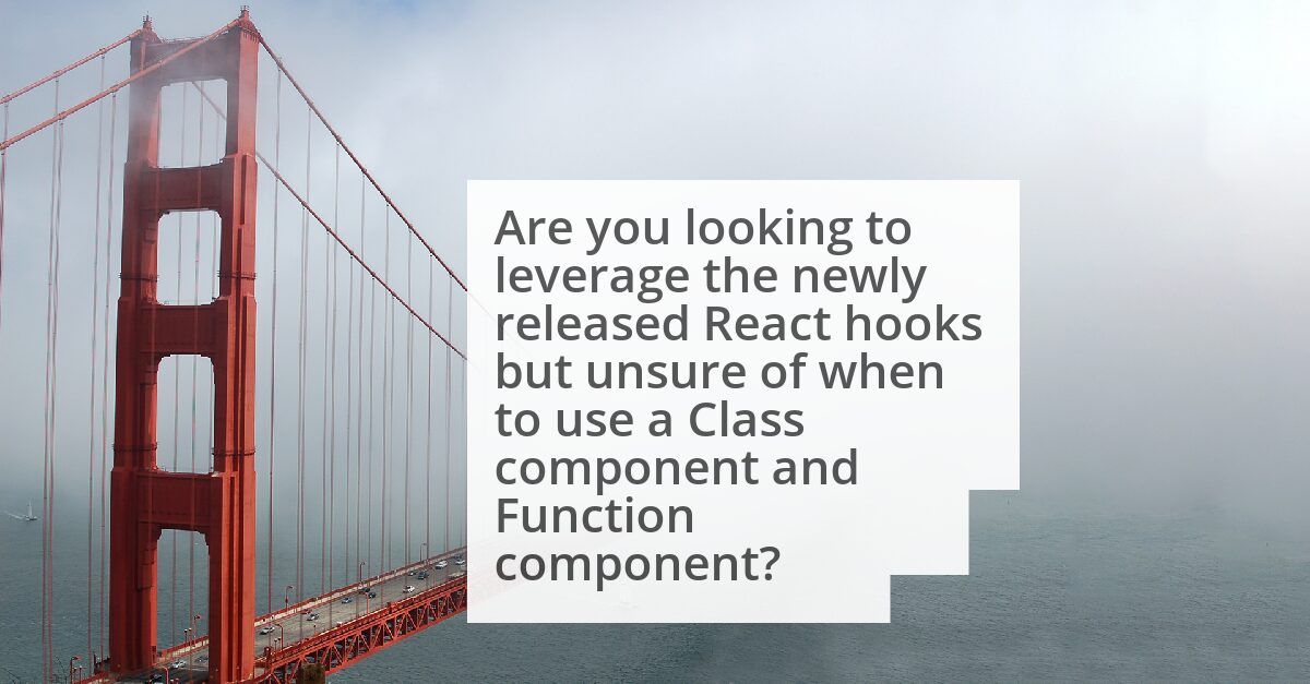 React Jobs on LinkedIn: ReactJS : When to use Class Component Over ... React Jobs on LinkedIn: ReactJS : When to use Class Component Over ...