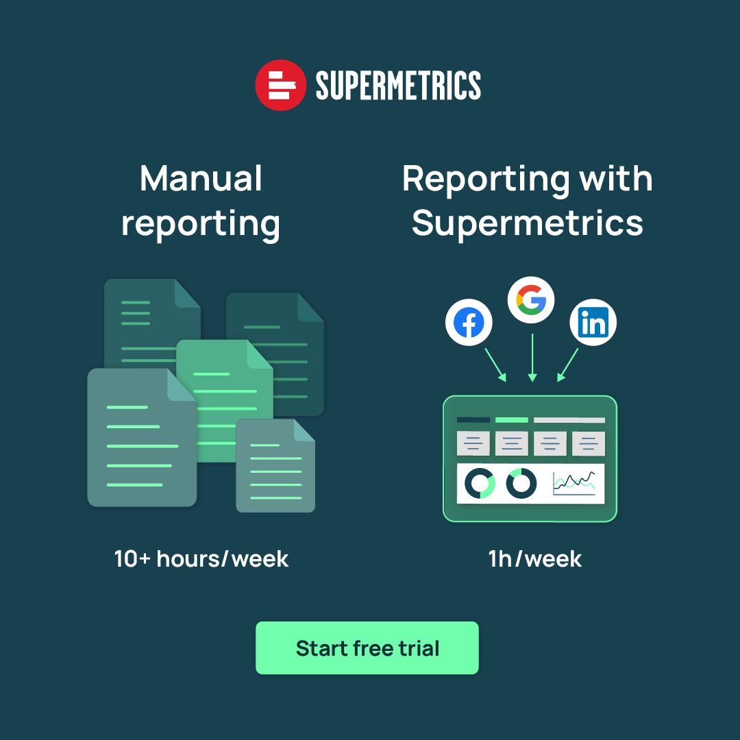 Supermetrics on LinkedIn: Get your sheet together Supermetrics on LinkedIn: Get your sheet together