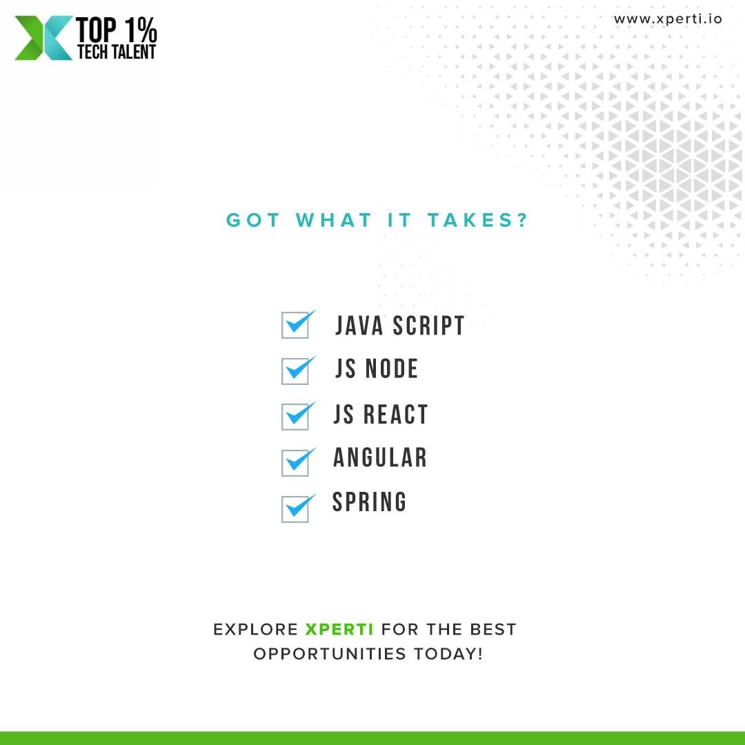 Xperti on LinkedIn: #java #angular #react #javascript #jsnode #xperti # ... Xperti on LinkedIn: #java #angular #react #javascript #jsnode #xperti # ...