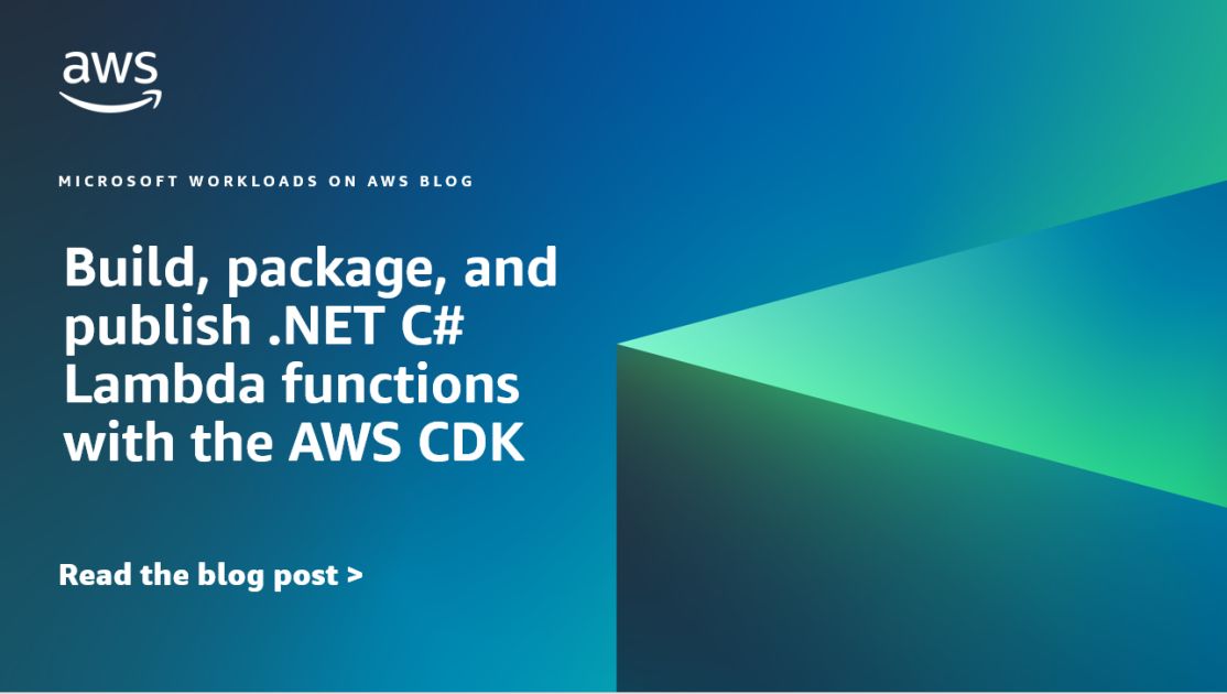 Craig Bossie on LinkedIn: Build, package, and publish .NET C# Lambda ... Craig Bossie on LinkedIn: Build, package, and publish .NET C# Lambda ...