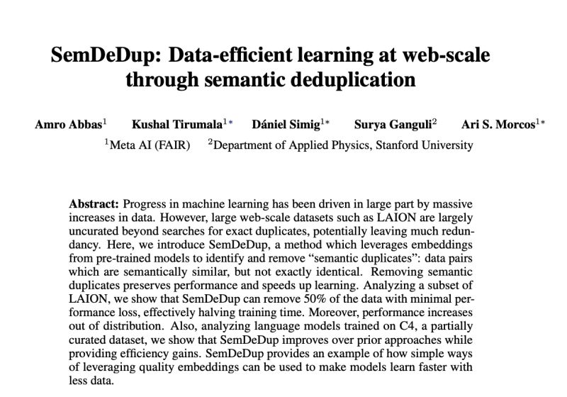 Ahsen Khaliq on LinkedIn: SemDeDup: Data-efficient learning at web ... Ahsen Khaliq on LinkedIn: SemDeDup: Data-efficient learning at web ...