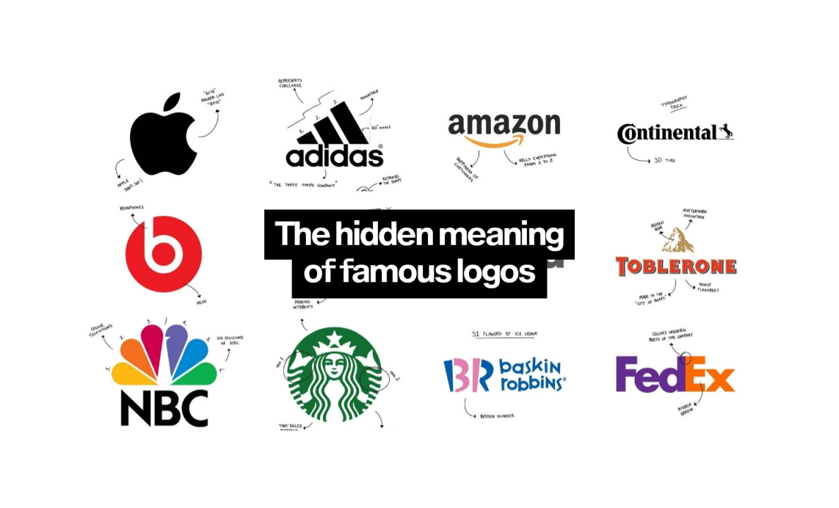 Top 10 Famous Brands Logos Hidden Meaning Famous Company Log Top 10 Famous Brands Logos Hidden Meaning Famous Company Log
