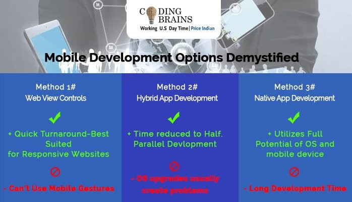 Mobile App Development Options Demystified Mobile App Development Options Demystified