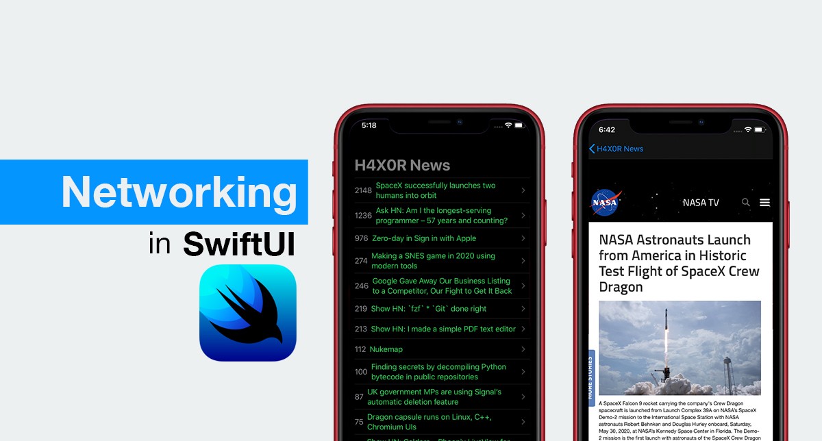 Networking and using UIKit Components in SwiftUI Networking and using UIKit Components in SwiftUI