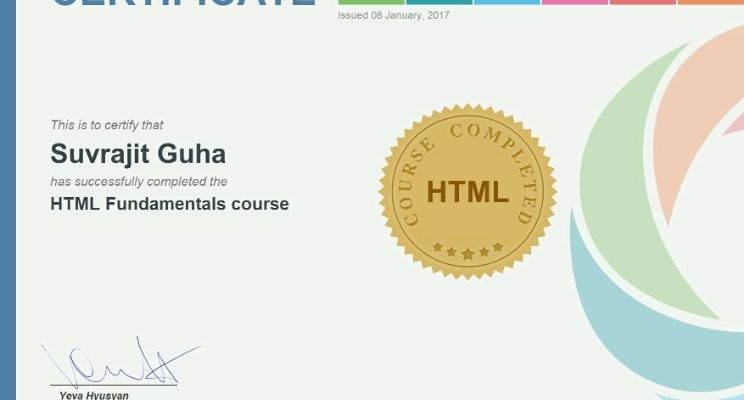Completed SOLOLEARN HTML Fundamental Course Completed SOLOLEARN HTML Fundamental Course