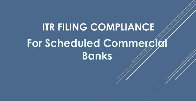 CBDT provides ITR Filing Compliance Check Functionality for Scheduled ... CBDT provides ITR Filing Compliance Check Functionality for Scheduled ...
