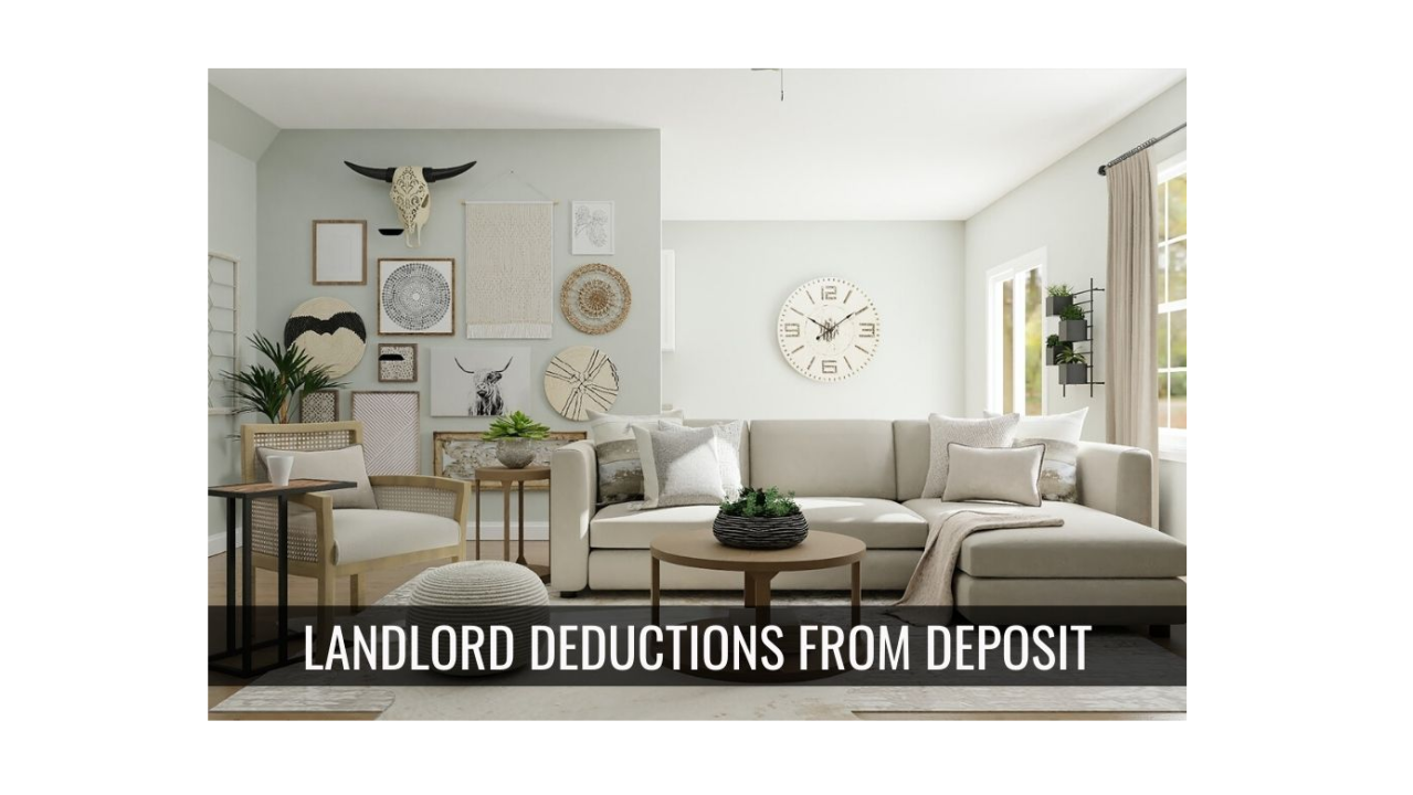 Landlord Deductions from Security Deposits Landlord Deductions from Security Deposits