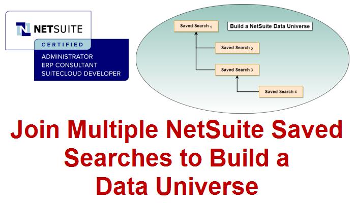 Build a Data Universe by Linking Multiple NetSuite Saved Searches Build a Data Universe by Linking Multiple NetSuite Saved Searches