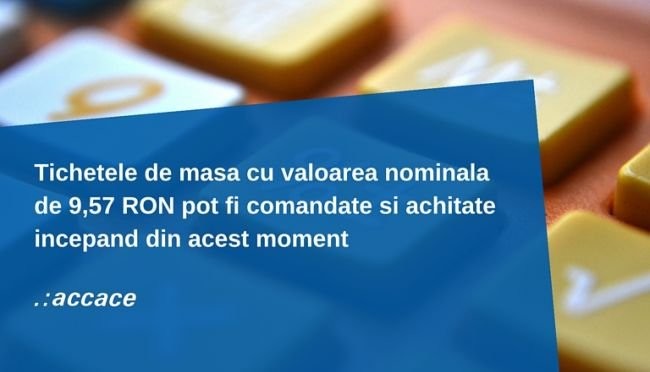 Valoarea tichetelor de masa creste incepand cu luna Mai 2016 | News Flash Valoarea tichetelor de masa creste incepand cu luna Mai 2016 | News Flash