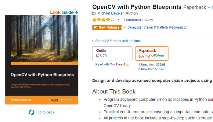 OpenCV with Python Blueprints OpenCV with Python Blueprints