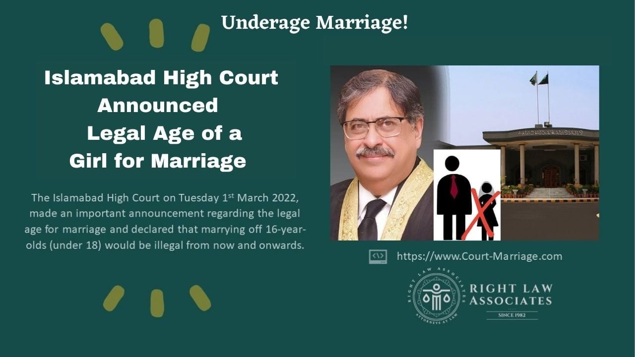Minimum Legal Age for Marriage in Islam Minimum Legal Age for Marriage in Islam