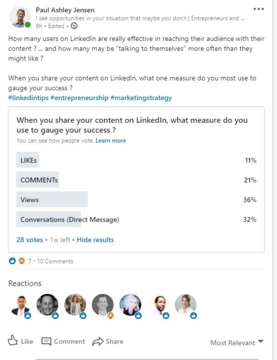 To poll or not to Poll - that is the question (LinkedIn Mastering Tipz) To poll or not to Poll - that is the question (LinkedIn Mastering Tipz)