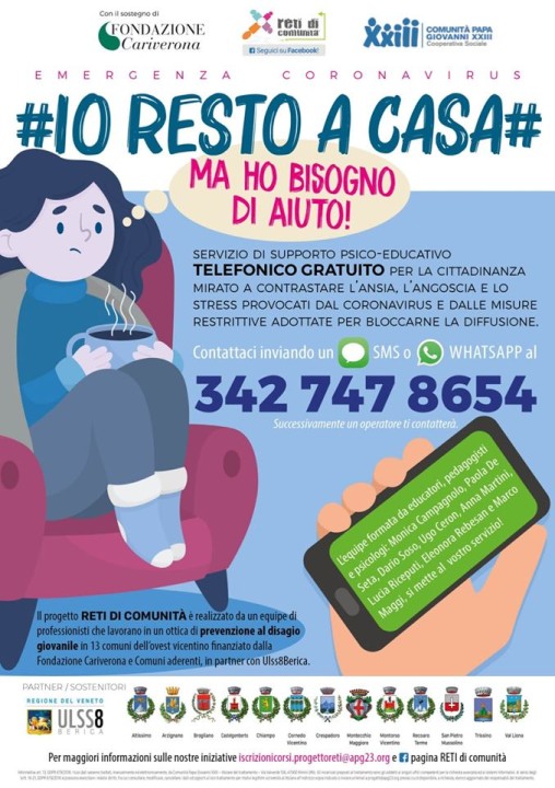 IO RESTO A CASA ma ho bisogno di aiuto IO RESTO A CASA ma ho bisogno di aiuto