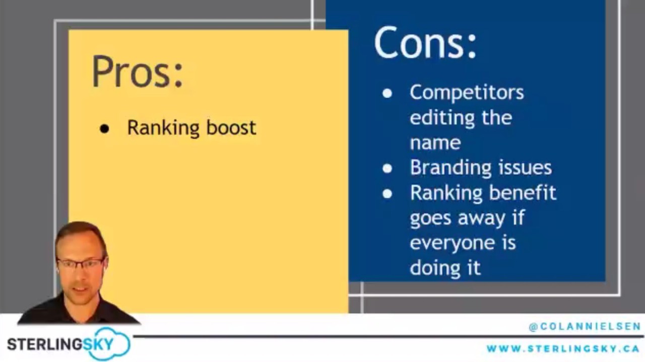 The real-world impact of keyword stuffing in Google My Business The real-world impact of keyword stuffing in Google My Business