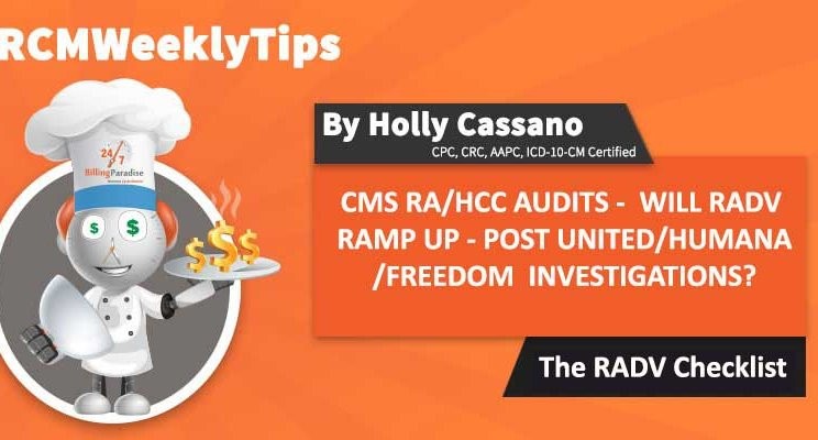 CMS audits for risk adjustment – will RADV be upgraded and intensified ... CMS audits for risk adjustment – will RADV be upgraded and intensified ...