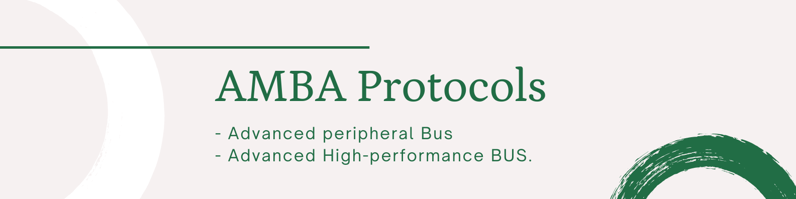 AHB and APB - AMBA Protocols AHB and APB - AMBA Protocols