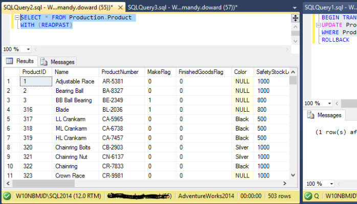 SQL Server - Overcoming Lock Waits and Blocking (READPAST) SQL Server - Overcoming Lock Waits and Blocking (READPAST)