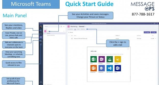 Microsoft Teams Quick Start Guide, Cheat Sheet and Training Microsoft Teams Quick Start Guide, Cheat Sheet and Training