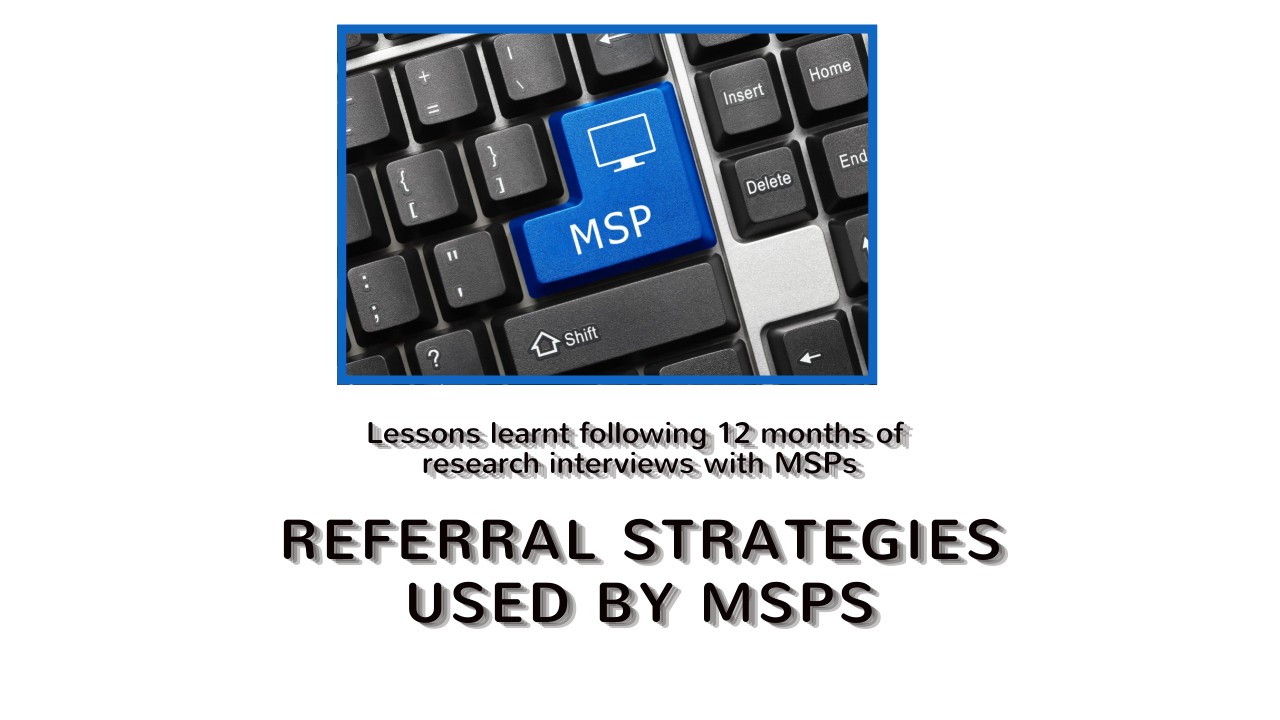 The Ultimate No Fluff MSP Referral Guide. A whitepaper following 12 ... The Ultimate No Fluff MSP Referral Guide. A whitepaper following 12 ...