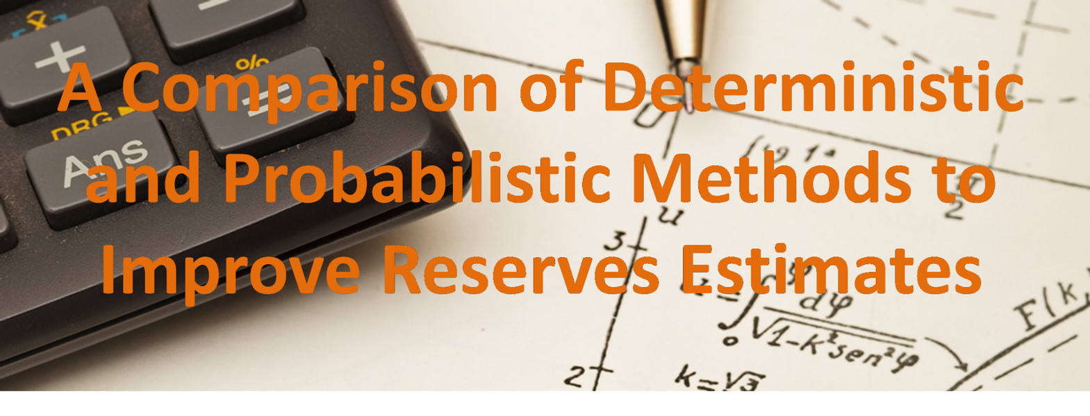 A Comparison of Deterministic and Probabilistic Methods to Improve ... A Comparison of Deterministic and Probabilistic Methods to Improve ...