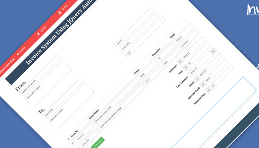 Invoice System Using jQuery AutoComplete Invoice System Using jQuery AutoComplete