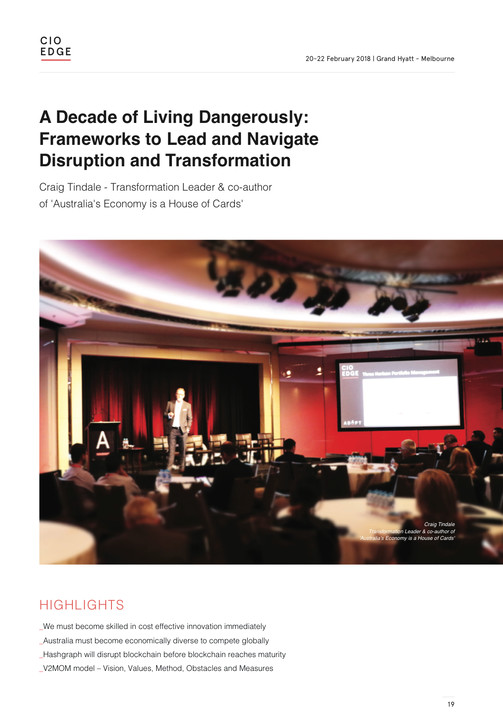 A Decade of Living Dangerously: Frameworks to Lead and Navigate ... A Decade of Living Dangerously: Frameworks to Lead and Navigate ...