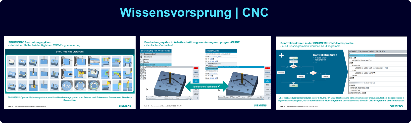 Unser #Webinar: #SINUMERIK CNC-Programmiermethoden Unser #Webinar: #SINUMERIK CNC-Programmiermethoden