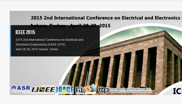 2015 2nd international Conference Electrical engineering(ICEEE 2015) 2015 2nd international Conference Electrical engineering(ICEEE 2015)