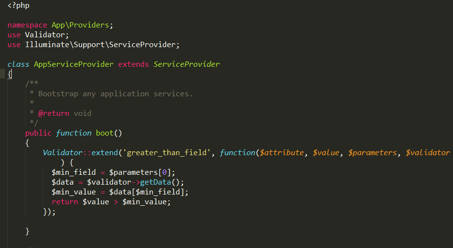 Laravel custom validation rules Laravel custom validation rules