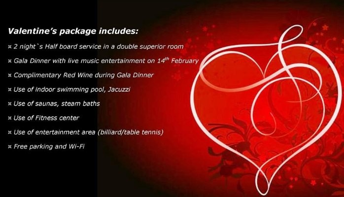 Shen Valentini ne Radika Hotel & Spa Resort 5* MAVROVE 250 eur/cifti Shen Valentini ne Radika Hotel & Spa Resort 5* MAVROVE 250 eur/cifti