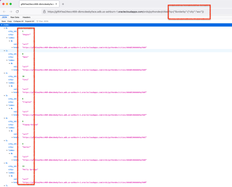 Python or Filtering in Queries: sorting JSON responses from an Oracle ... Python or Filtering in Queries: sorting JSON responses from an Oracle ...