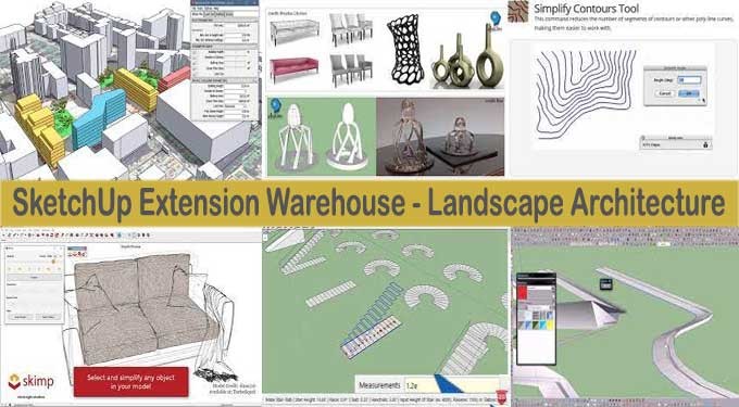 Top Six Landscape Architecture Plugins in SketchUp Extension Warehouse Top Six Landscape Architecture Plugins in SketchUp Extension Warehouse
