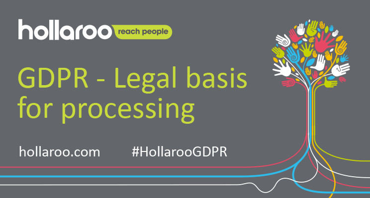 GDPR - Legal basis for processing GDPR - Legal basis for processing