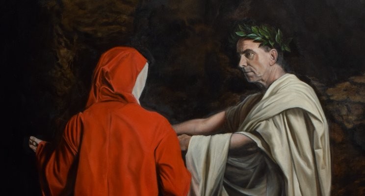 Finished Painting: Canto 3, Dante's Inferno Finished Painting: Canto 3, Dante's Inferno