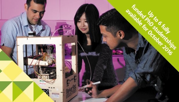 Up to 6 fully funded PhD Studentships available for October 2016 Up to 6 fully funded PhD Studentships available for October 2016