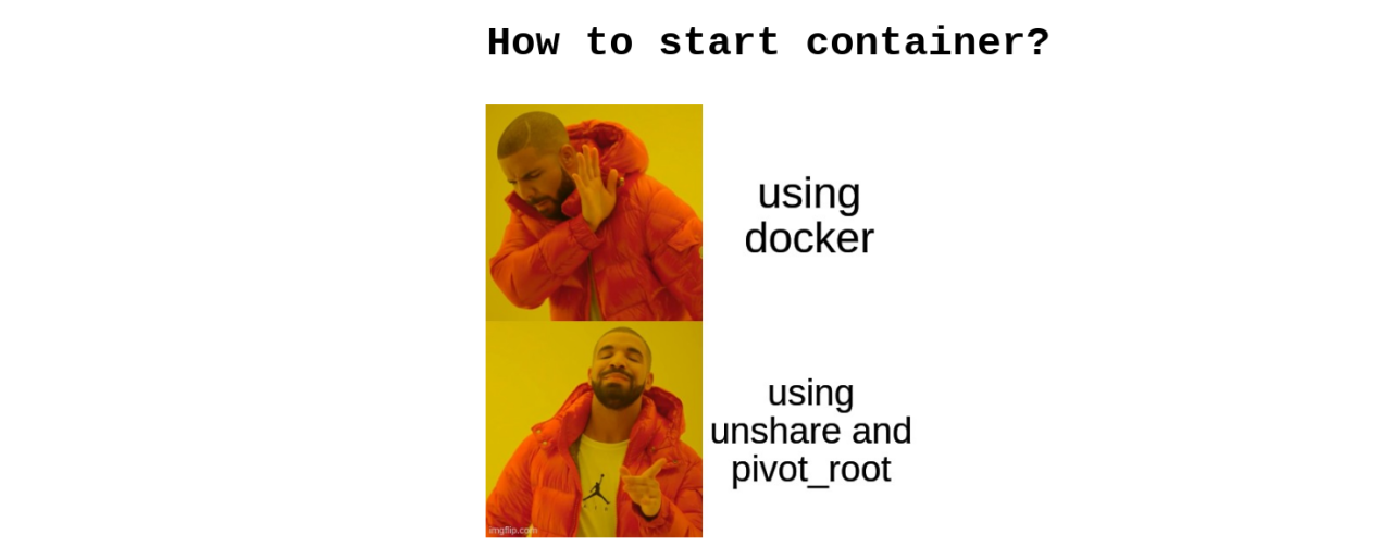 Running containers without docker Running containers without docker