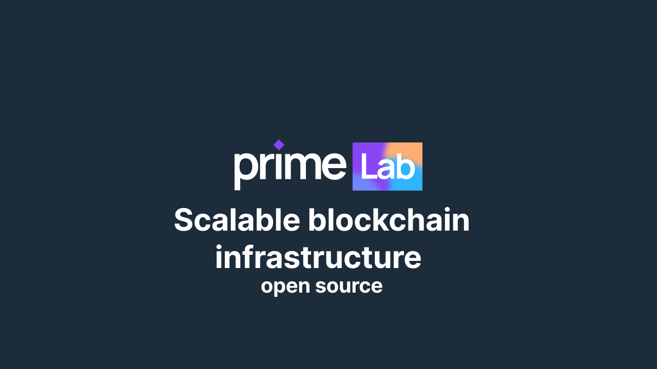 Open source, scalable blockchain infrastructure Open source, scalable blockchain infrastructure