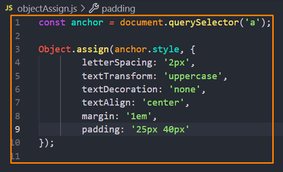 CSS styles as JavaScript compatible properties.{DevTool} CSS styles as JavaScript compatible properties.{DevTool}