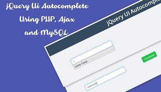 jQuery UI Autocomplete For Two Fields Using PHP Ajax and MySQL jQuery UI Autocomplete For Two Fields Using PHP Ajax and MySQL