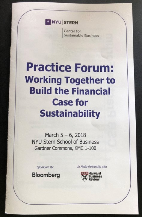 Thank You NYU Stern Center For Sustainable Business! Thank You NYU Stern Center For Sustainable Business!