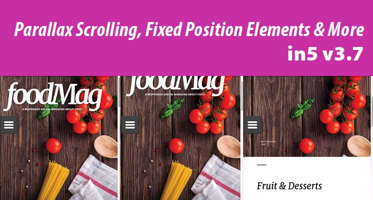 Parallax Backgrounds, Fixed Position Elements, Improved Social Sharing ... Parallax Backgrounds, Fixed Position Elements, Improved Social Sharing ...