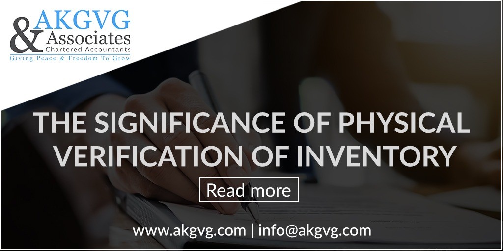 The Significance Of Physical Verification Of Inventory The Significance Of Physical Verification Of Inventory