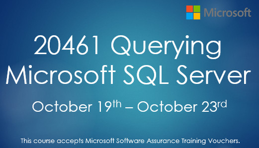 Coming Up - Querying Microsoft SQL Server Training Coming Up - Querying Microsoft SQL Server Training
